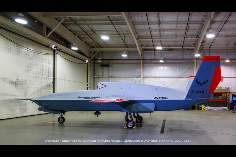 General Atomics reveals experimental XQ-67A uncrewed jet | News ...